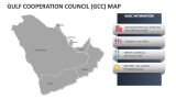 Gulf Cooperation Council (GCC) Map for Google Slides and PowerPoint ...