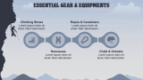 Free Rock Climbing Presentation Theme for Google Slides and PowerPoint
