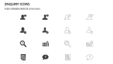 Enquiry Icons for Google Slides and PowerPoint