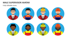 Male Supervisor Avatar for Google Slides and PowerPoint