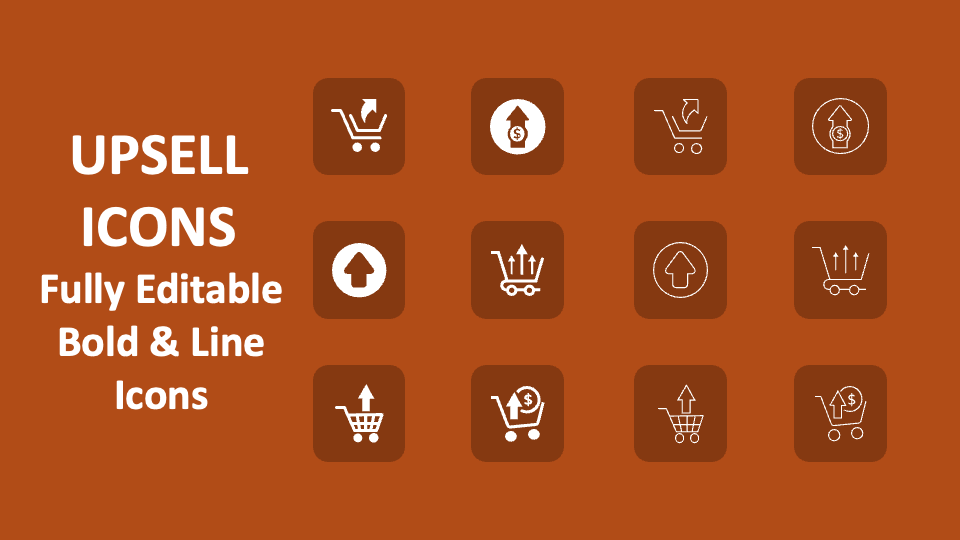 Upsell Icons for Google Slides and PowerPoint