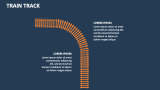 Train Track Template for PowerPoint and Google Slides - PPT Slides