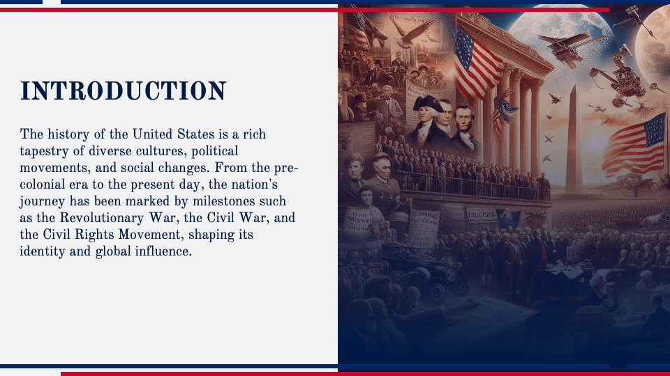 Free US History Presentation Template for Google Slides and PowerPoint ...