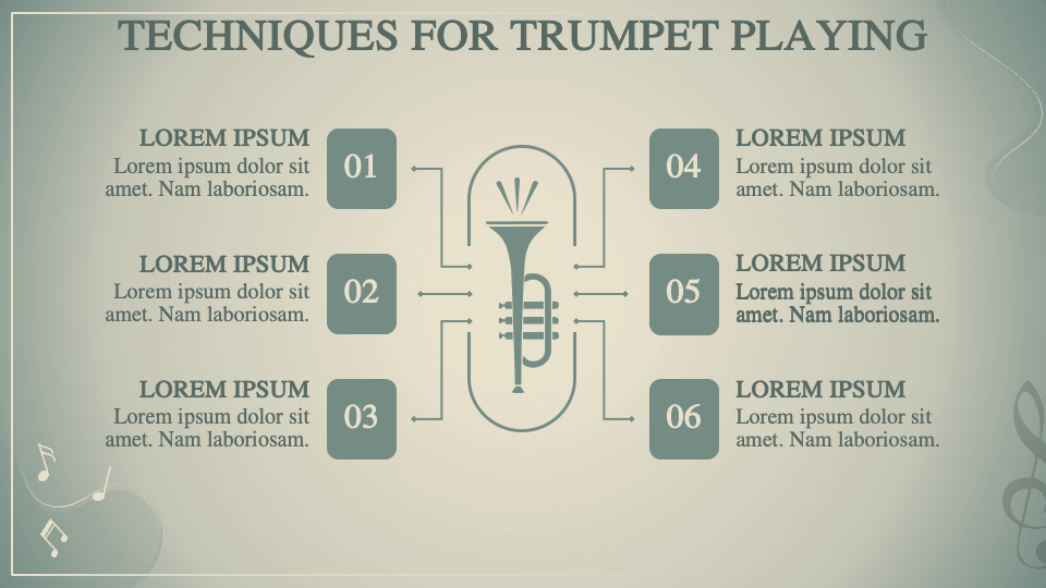 Free Trumpet Theme for Google Slides and PowerPoint