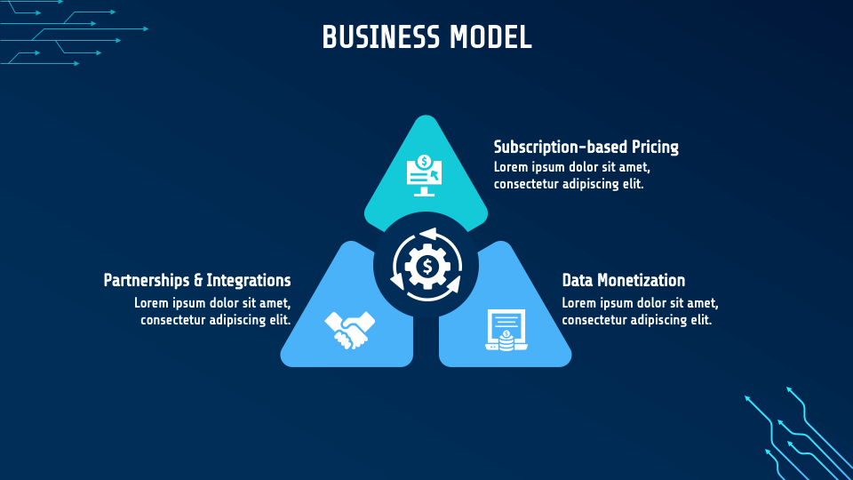 FinTech Company Pitch Deck for PowerPoint and Google Slides - PPT Slides