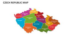 Czech Republic Map for Google Slides and PowerPoint - PPT Slides
