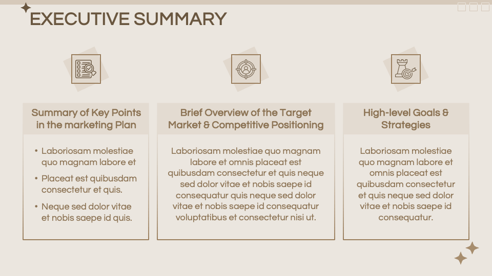 Aesthetic Marketing Plan Template For Google Slides And Powerpoint