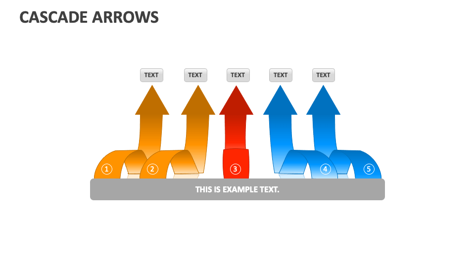 Cascade Arrows for PowerPoint and Google Slides - PPT Slides