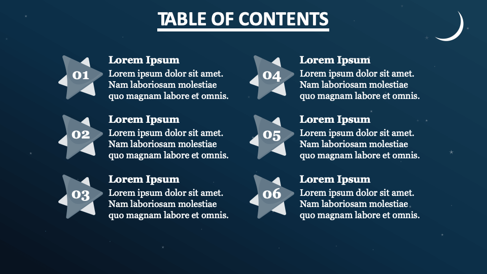 Free Moon and Stars Presentation Theme for PowerPoint and Google Slides ...