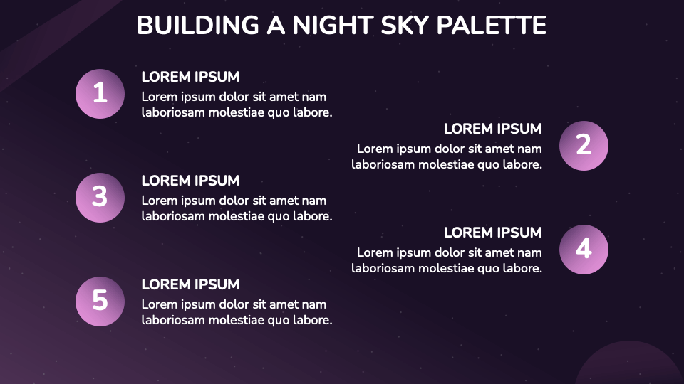 Free - Starry Night Background Theme for Google Slides and PowerPoint ...