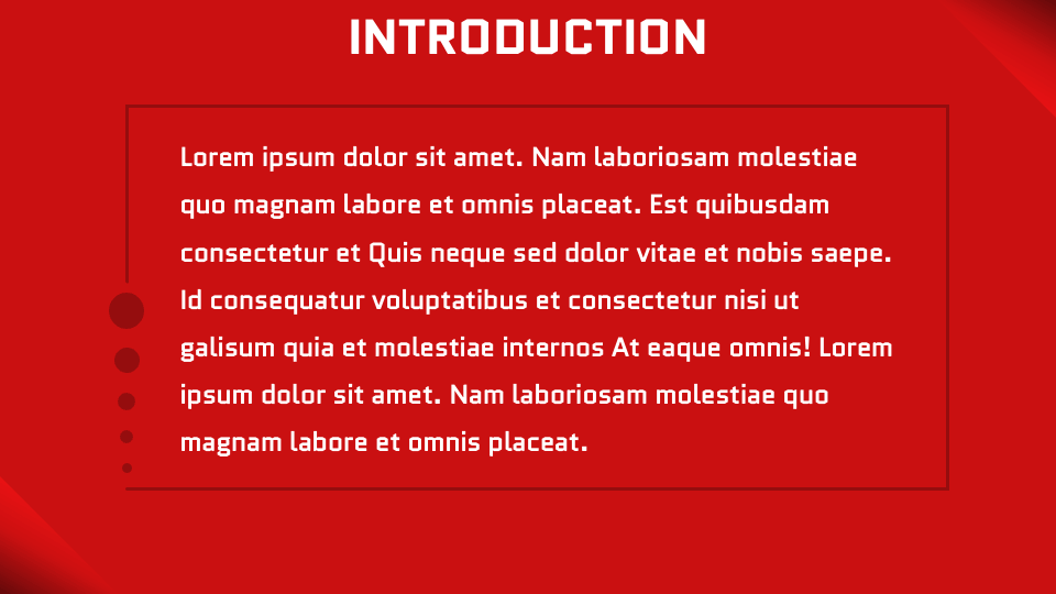Red Background Presentation Theme for PowerPoint and Google Slides ...
