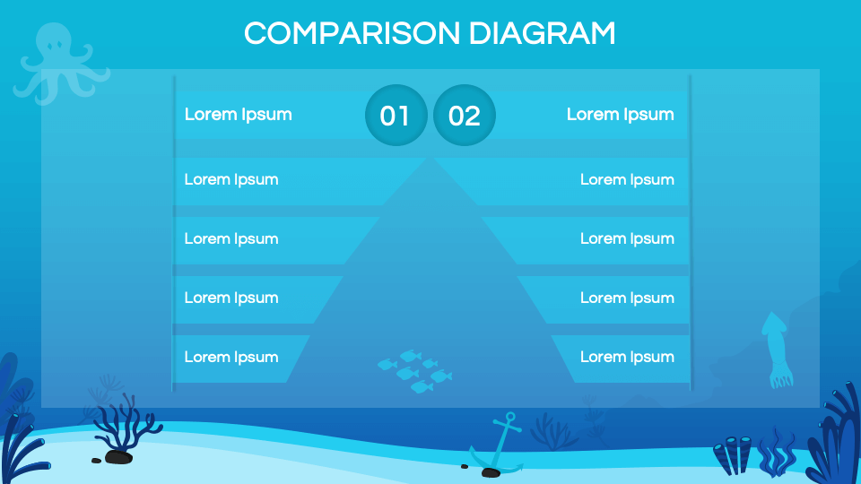 Free Sea Background Presentation Theme for Google Slides and PowerPoint