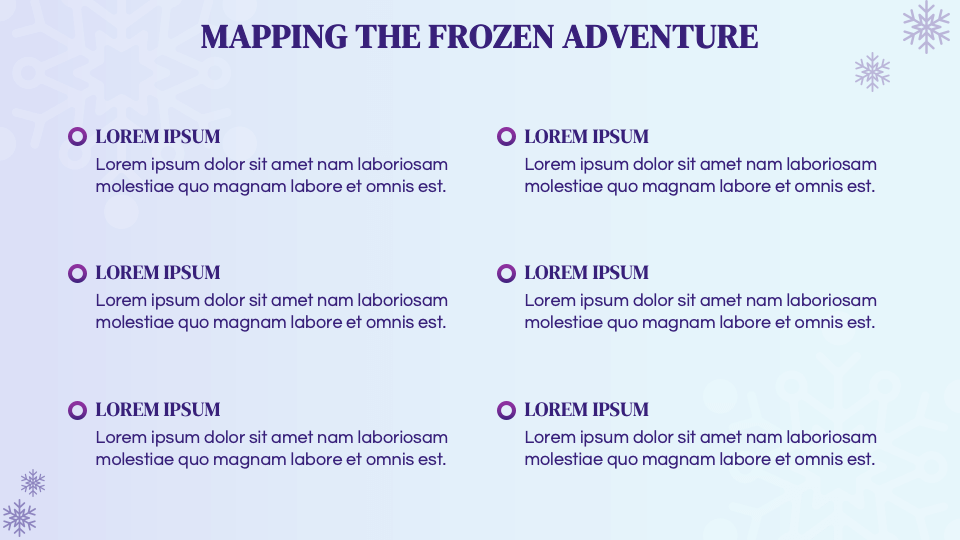 Free Frozen Disney Template for Google Slides and PowerPoint - PPT Slides
