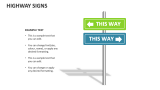 Highway Signs Template for PowerPoint and Google Slides - PPT Slides