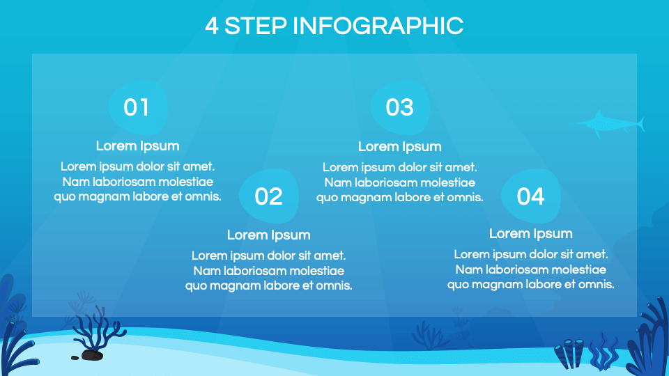 Free Sea Background Presentation Theme for Google Slides and PowerPoint