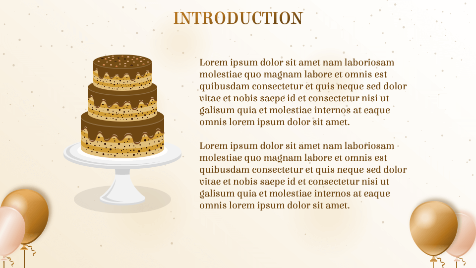 Free Balloons Birthday Party Presentation Theme for Google Slides and PowerPoint