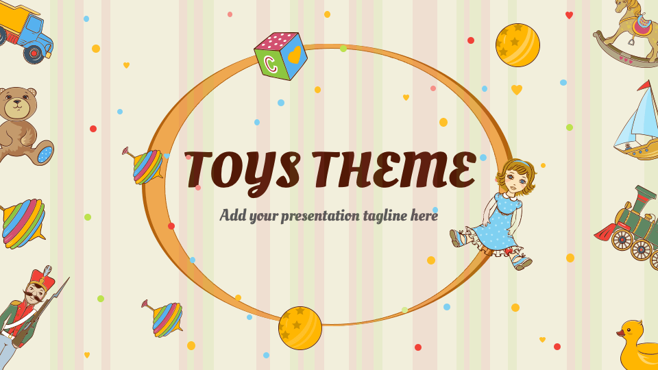 Free Toys Presentation Theme for Google Slides and PowerPoint