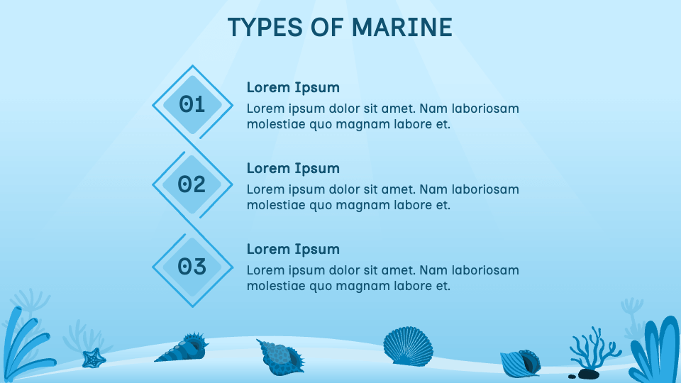 Free Marine Theme for Google Slides and PowerPoint