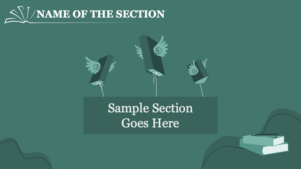 Books Presentation Theme for PowerPoint and Google Slides - PPT Slides