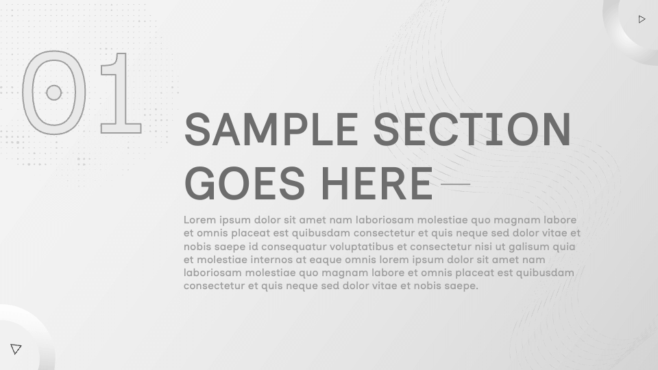 Free Minimalist Grey Theme for Google Slides and PowerPoint