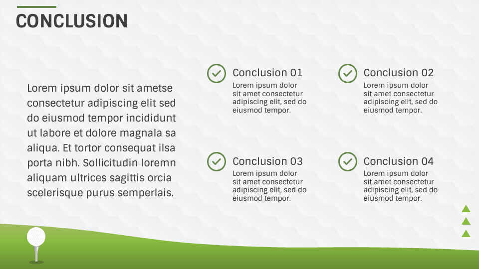 Free Golf Course Presentation Theme for Google Slides and PowerPoint