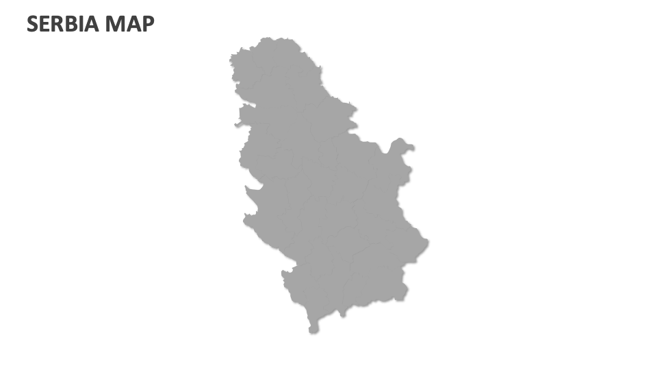 Serbia Map for Google Slides and PowerPoint - PPT Slides