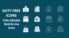 Duty Free Icons for PowerPoint and Google Slides - PPT Slides