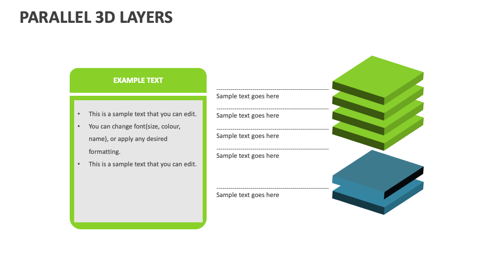 Parallel 3D Layers Template for PowerPoint and Google Slides - PPT Slides