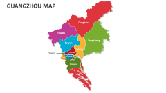Guangzhou Map for Google Slides and PowerPoint - PPT Slides