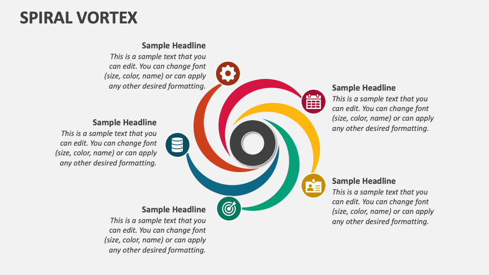 Spiral Vortex PowerPoint and Google Slides Template - PPT Slides