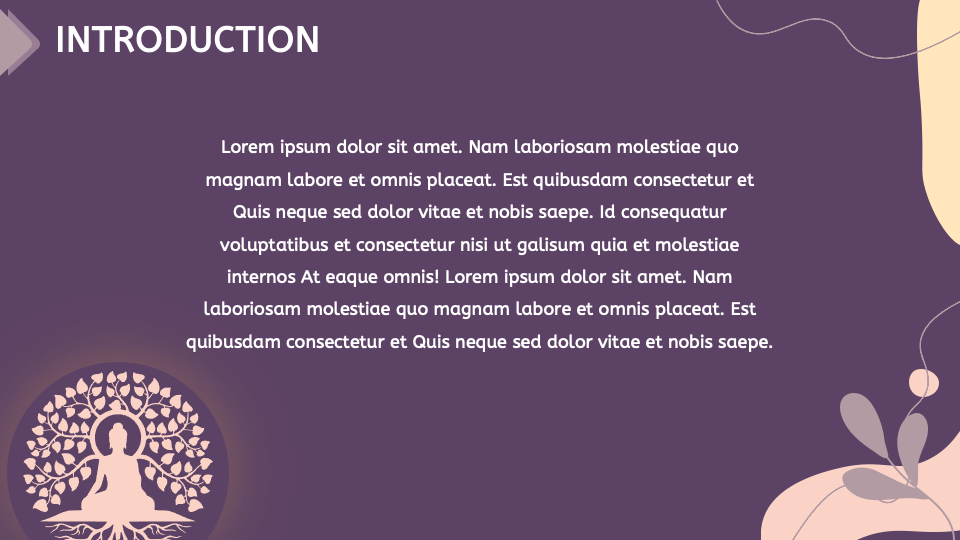 Free Meditation Presentation Theme for Google Slides and PowerPoint