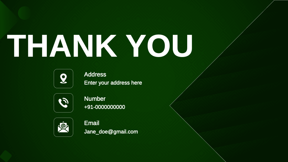 Free Green Texture Background Presentation for Google Slides and PowerPoint