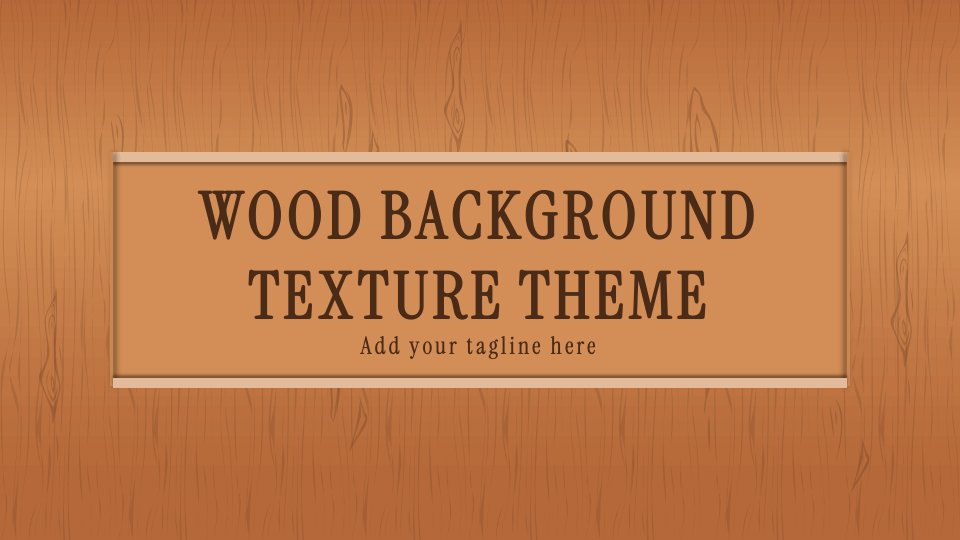 Wood Background Texture Presentation Theme for PowerPoint and Google ...