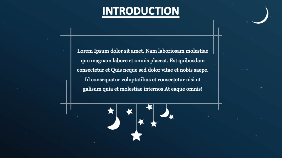 Free Moon and Stars Presentation Theme for PowerPoint and Google Slides ...