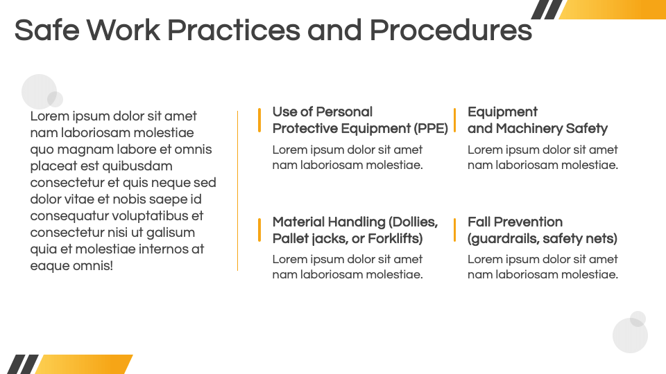 Free Workplace Safety Training Presentation for Google Slides and ...