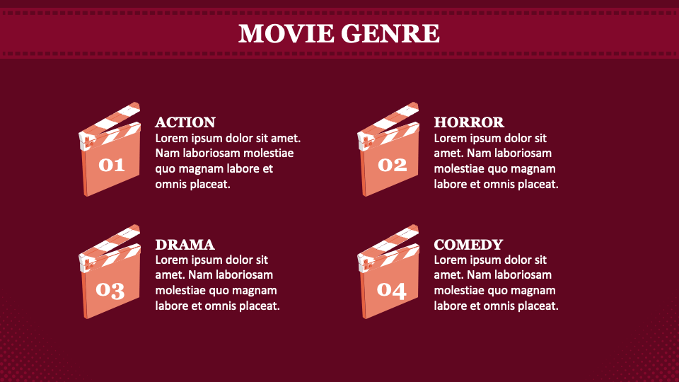 Free Movie Background Theme for Google Slides and PowerPoint