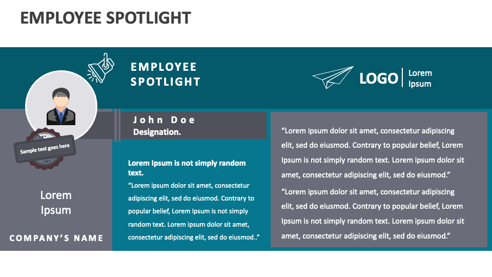 Employee Spotlight Template for PowerPoint and Google Slides - PPT Slides
