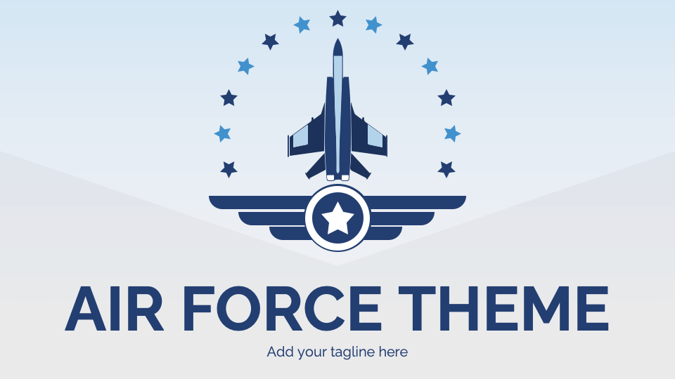 Free Air Force Theme for PowerPoint and Google Slides - PPT Slides