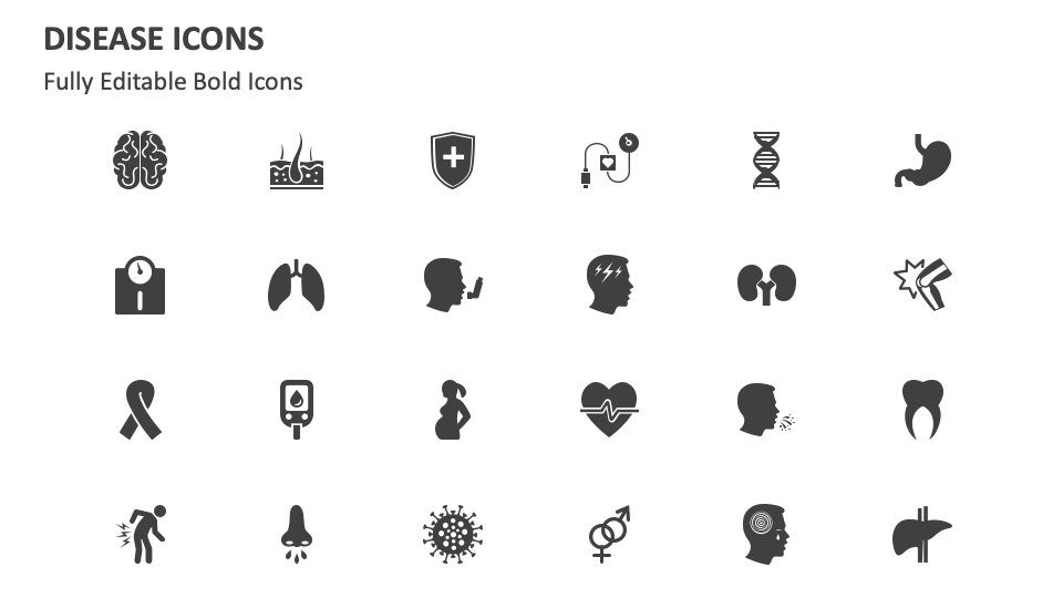 Disease Icons for PowerPoint and Google Slides - PPT Slides