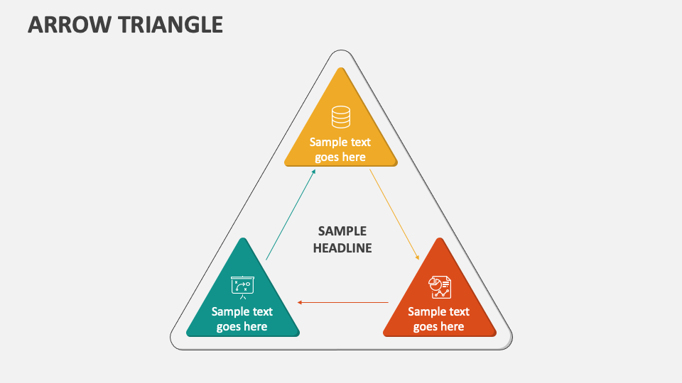 Arrow Triangle PowerPoint and Google Slides Template - PPT Slides