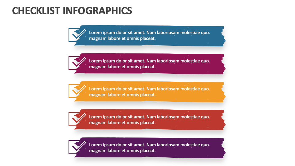Checklist Infographics for Google Slides and PowerPoint - PPT Slides