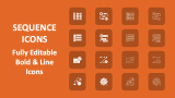 Sequence Icons for Google Slides and PowerPoint