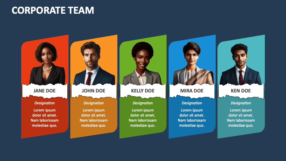 Corporate Team Template for Google Slides and PowerPoint - PPT Slides