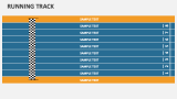 Running Track PowerPoint and Google Slides Template - PPT Slides
