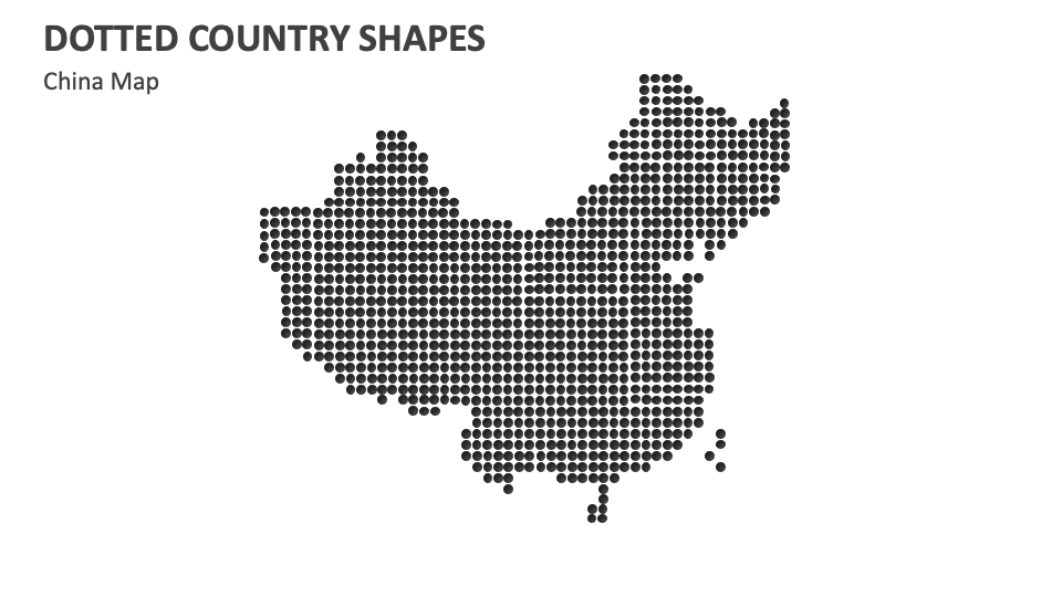 Dotted Country Shapes for Google Slides and PowerPoint - PPT Slides