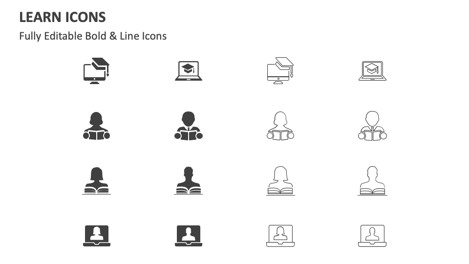 Learn Icons for Google Slides and PowerPoint