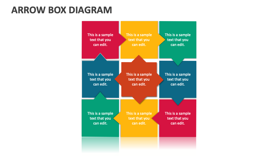 Arrow Box Diagram Template for PowerPoint and Google Slides - PPT Slides