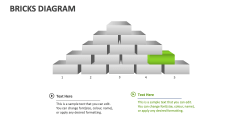 Bricks Diagram Template for PowerPoint and Google Slides - PPT Slides