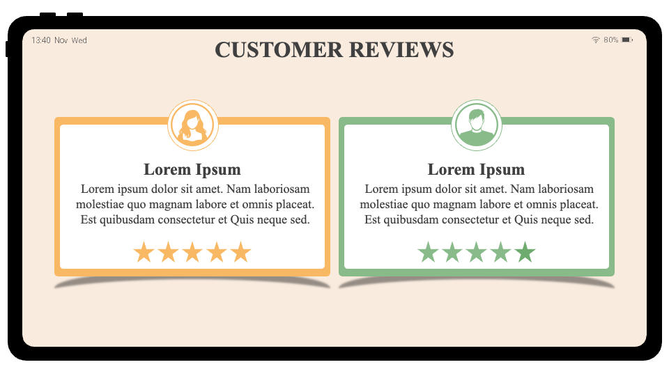 Free Tablet Theme for PowerPoint and Google Slides - PPT Slides