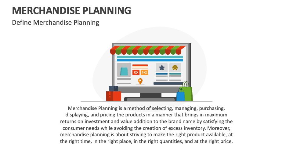 Merchandise Planning PowerPoint and Google Slides Template - PPT Slides